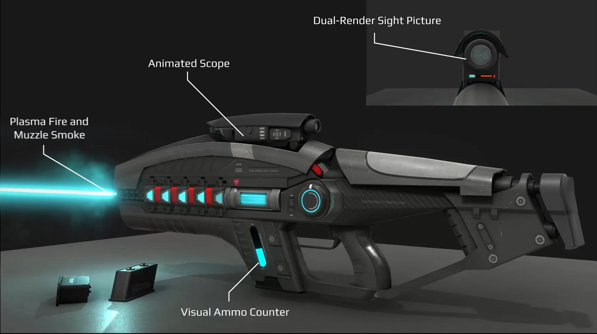 3D Plasma Rifle - TurboSquid 1765751