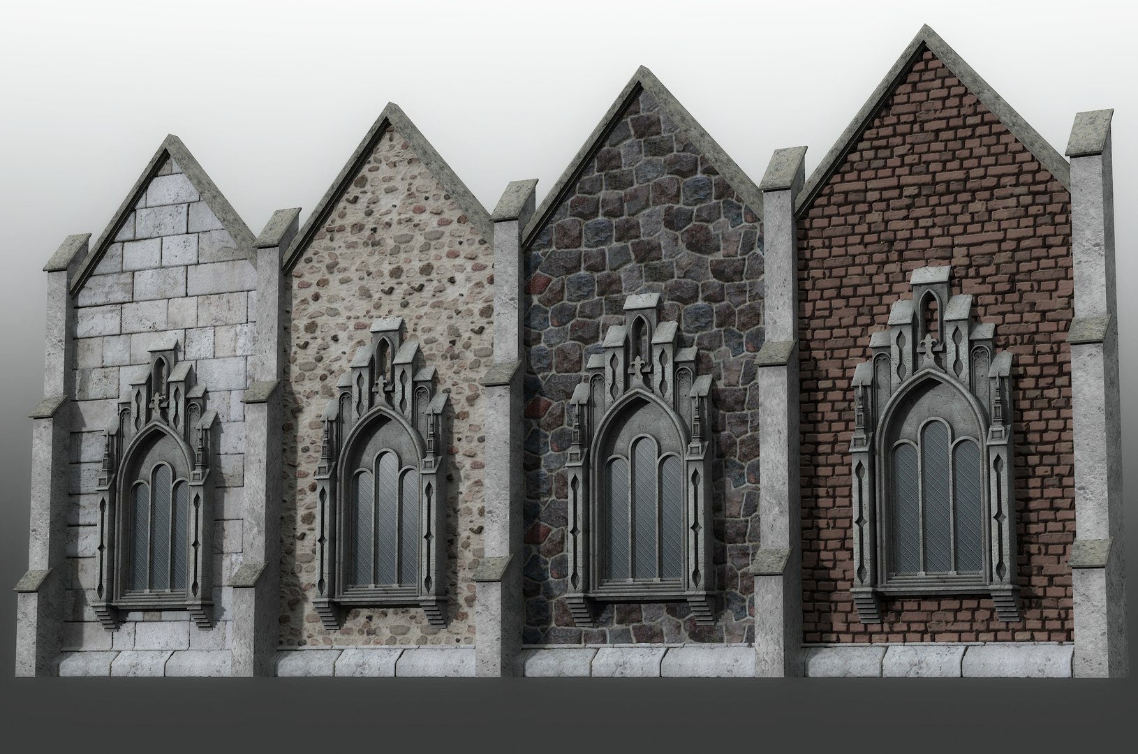 Gothic Window 05 3D - TurboSquid 1460466