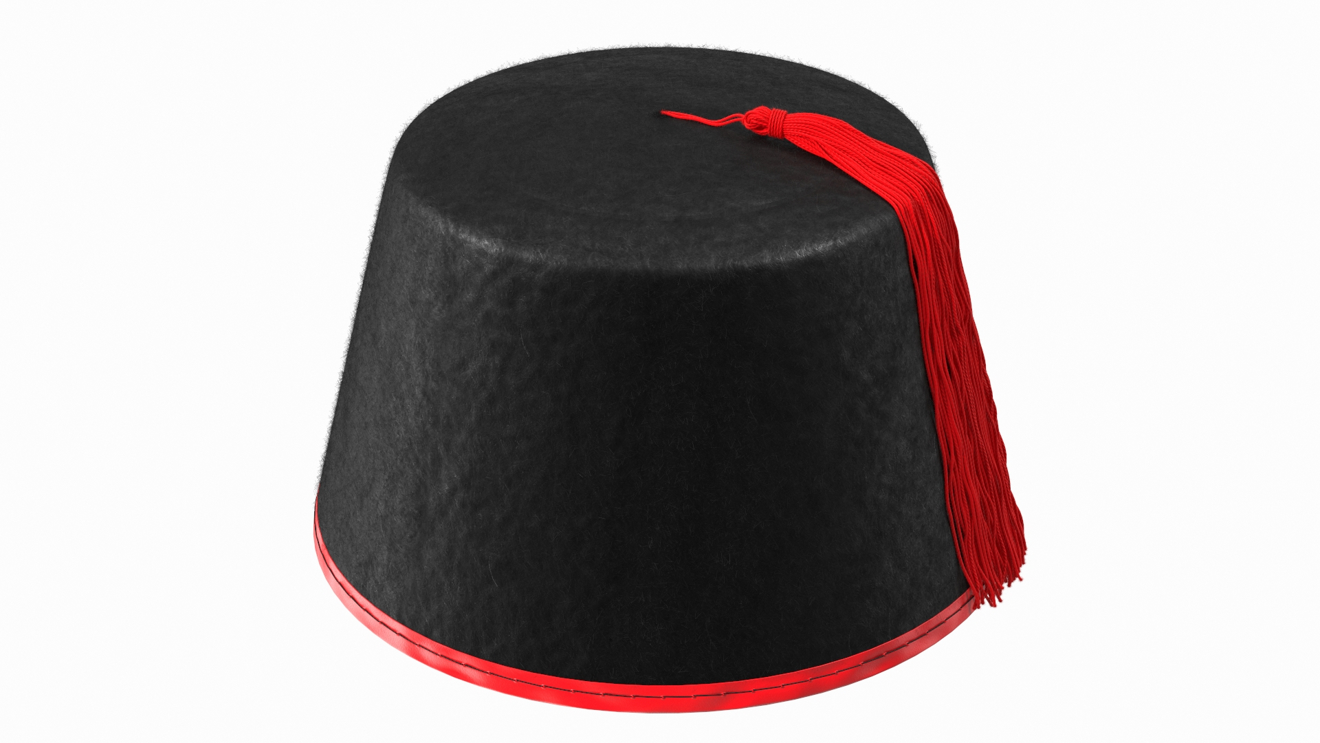3D Model Traditional Arabic Black Fez - TurboSquid 1682070