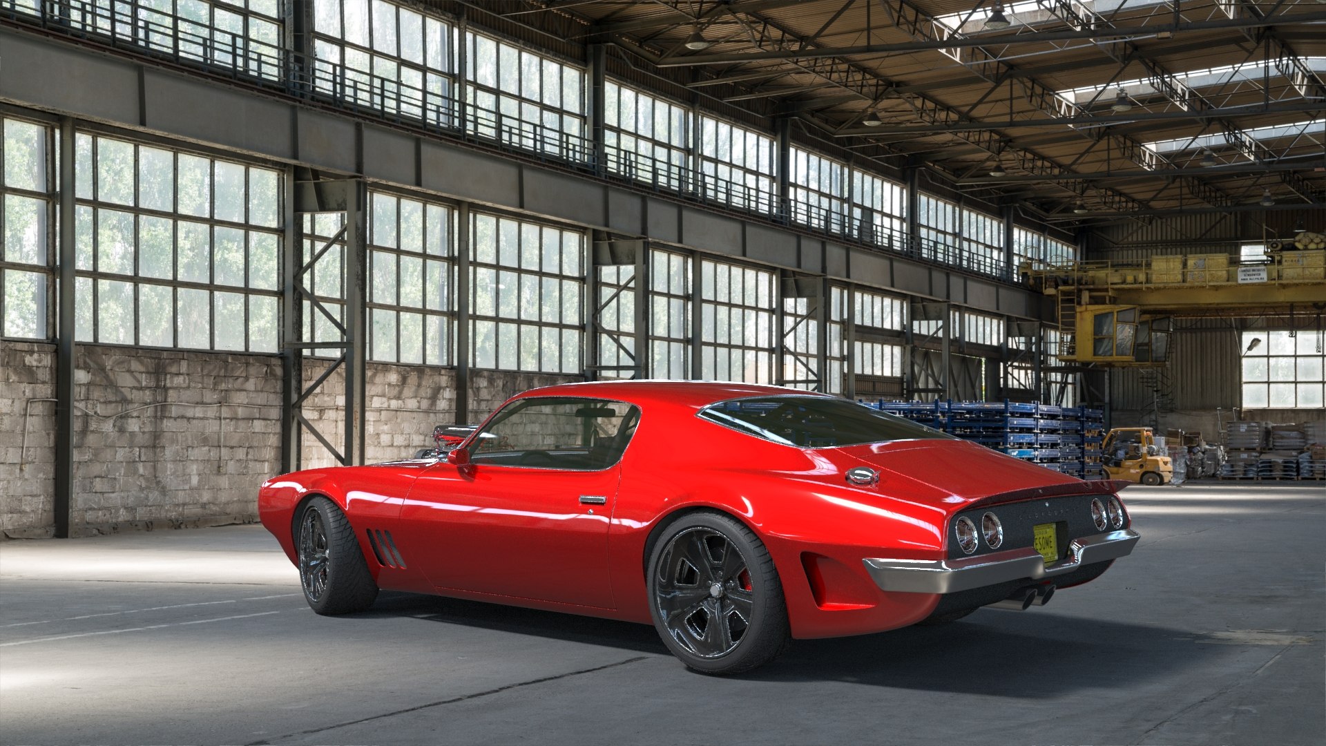 Custom Pontiac Trans Am 1974 3D Model - TurboSquid 1979596