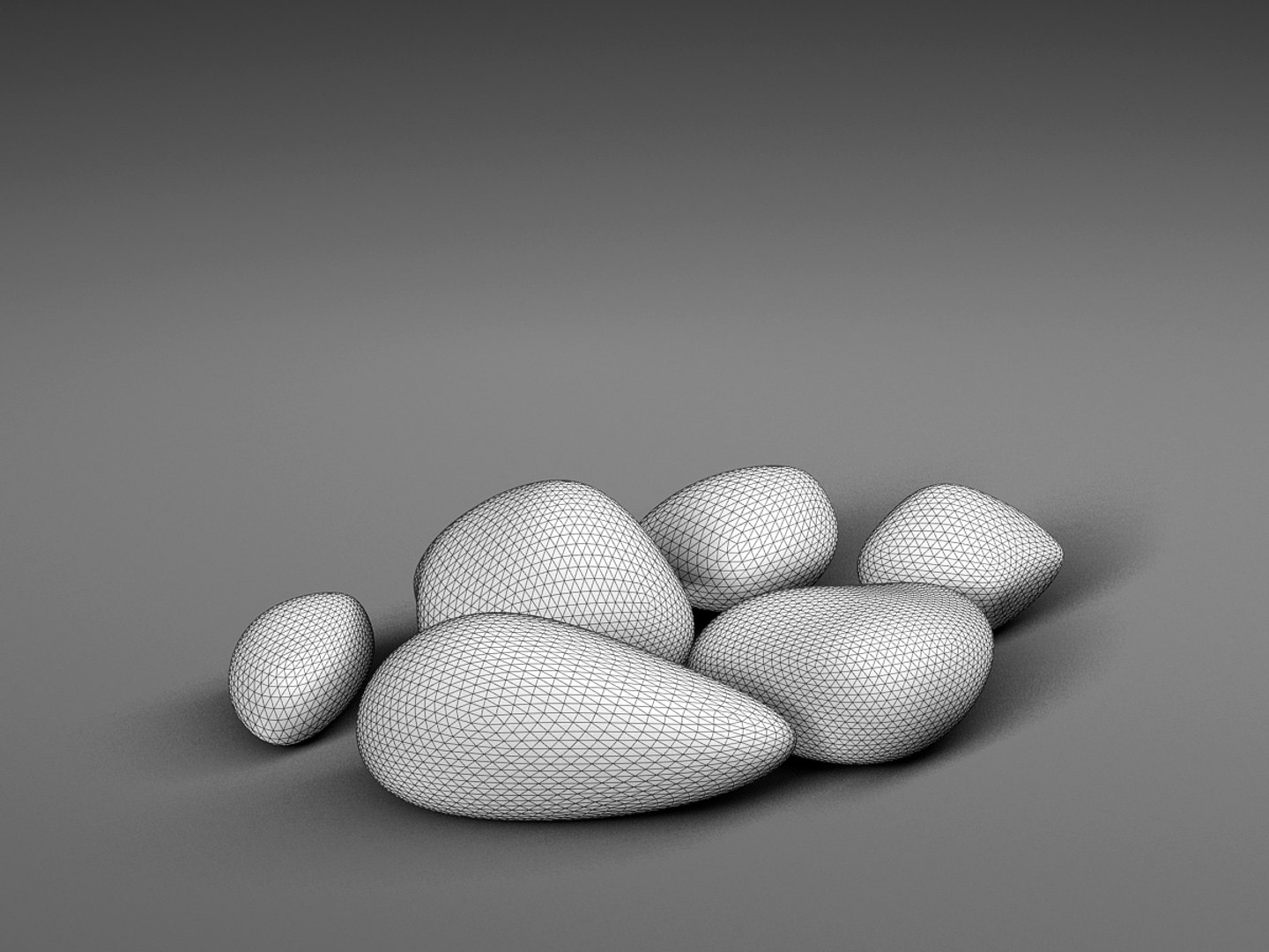 Realistic Stones 3D Model - TurboSquid 1259665