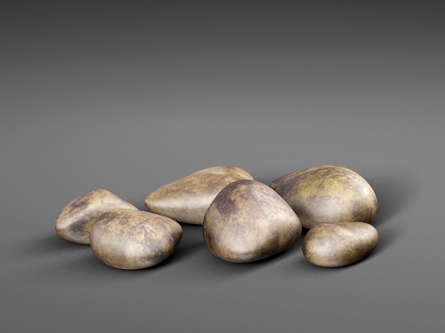 Realistic Stones 3D Model - TurboSquid 1259665