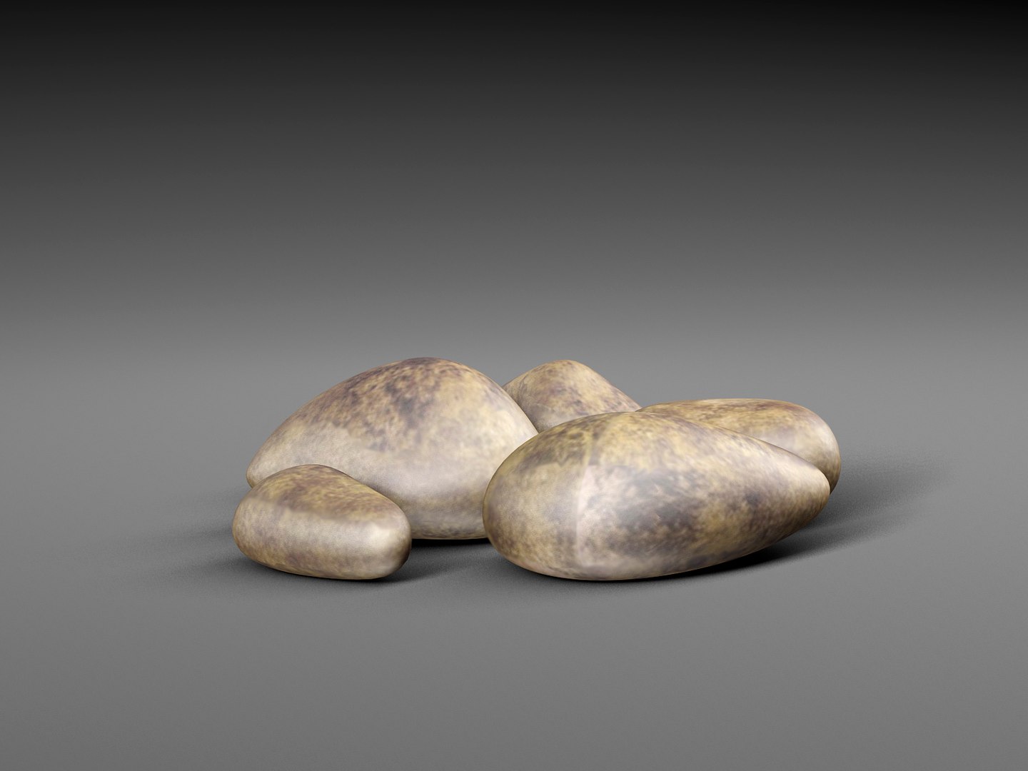Realistic Stones 3D Model - TurboSquid 1259665