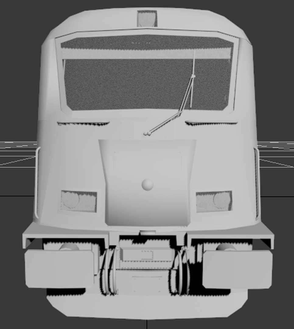 Train Engine Class 380 3d Model
