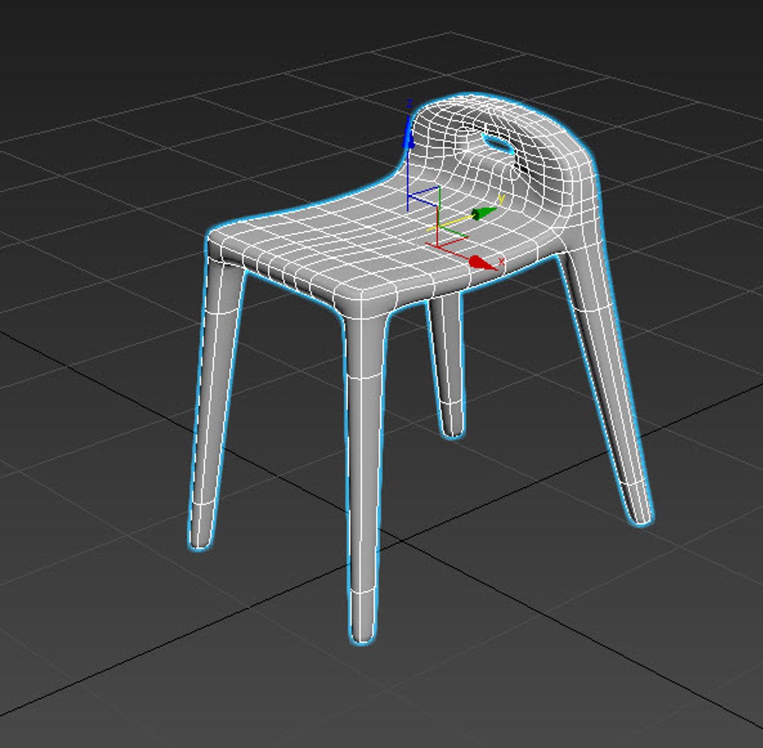 3D Bar Chair Model - TurboSquid 1444237