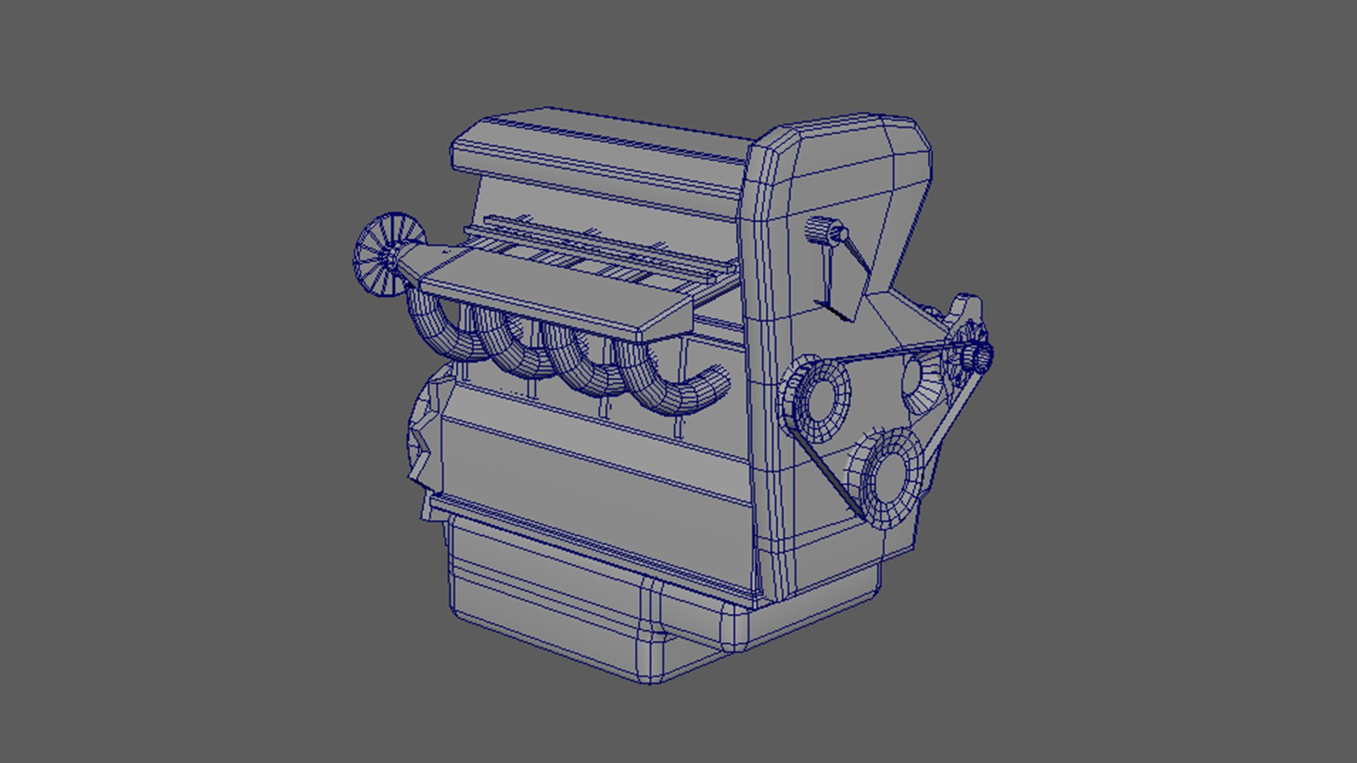 3D Car Engine 3D Model Model - TurboSquid 2124760