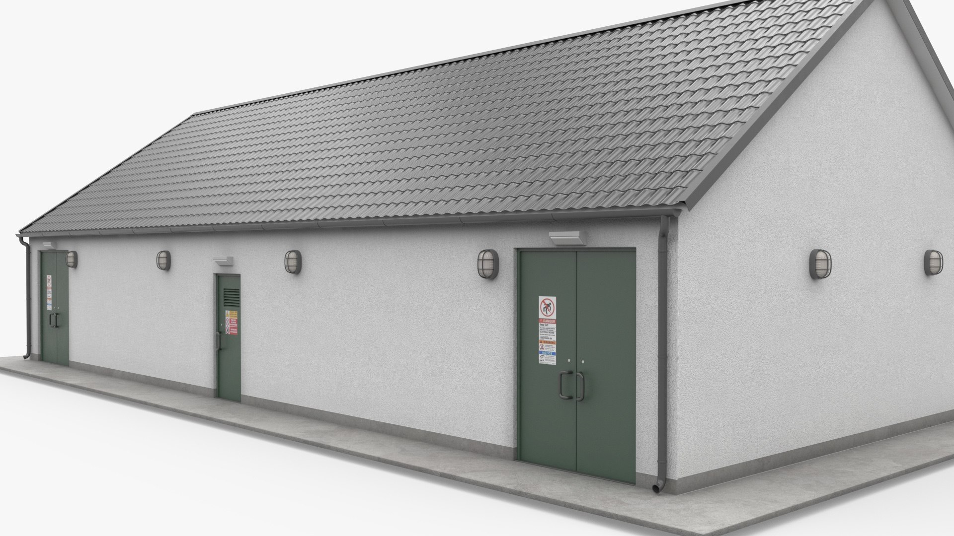3D Energy Station Building - TurboSquid 2293968
