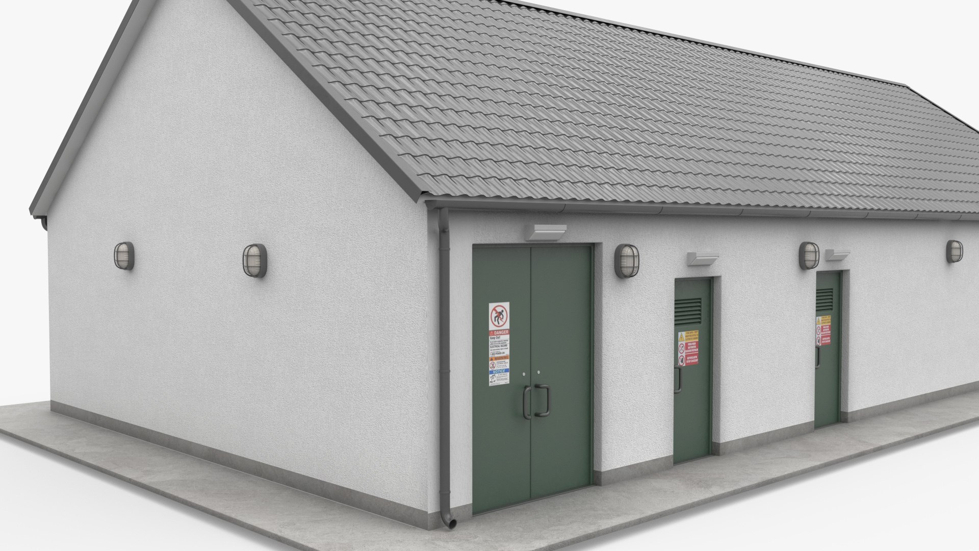 3D Energy Station Building - TurboSquid 2293968