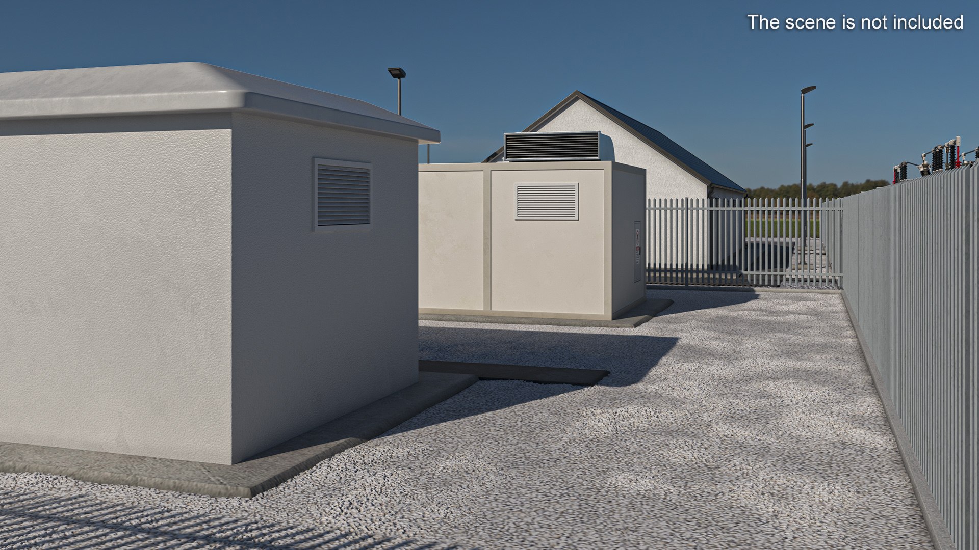 3D Energy Station Building - TurboSquid 2293968