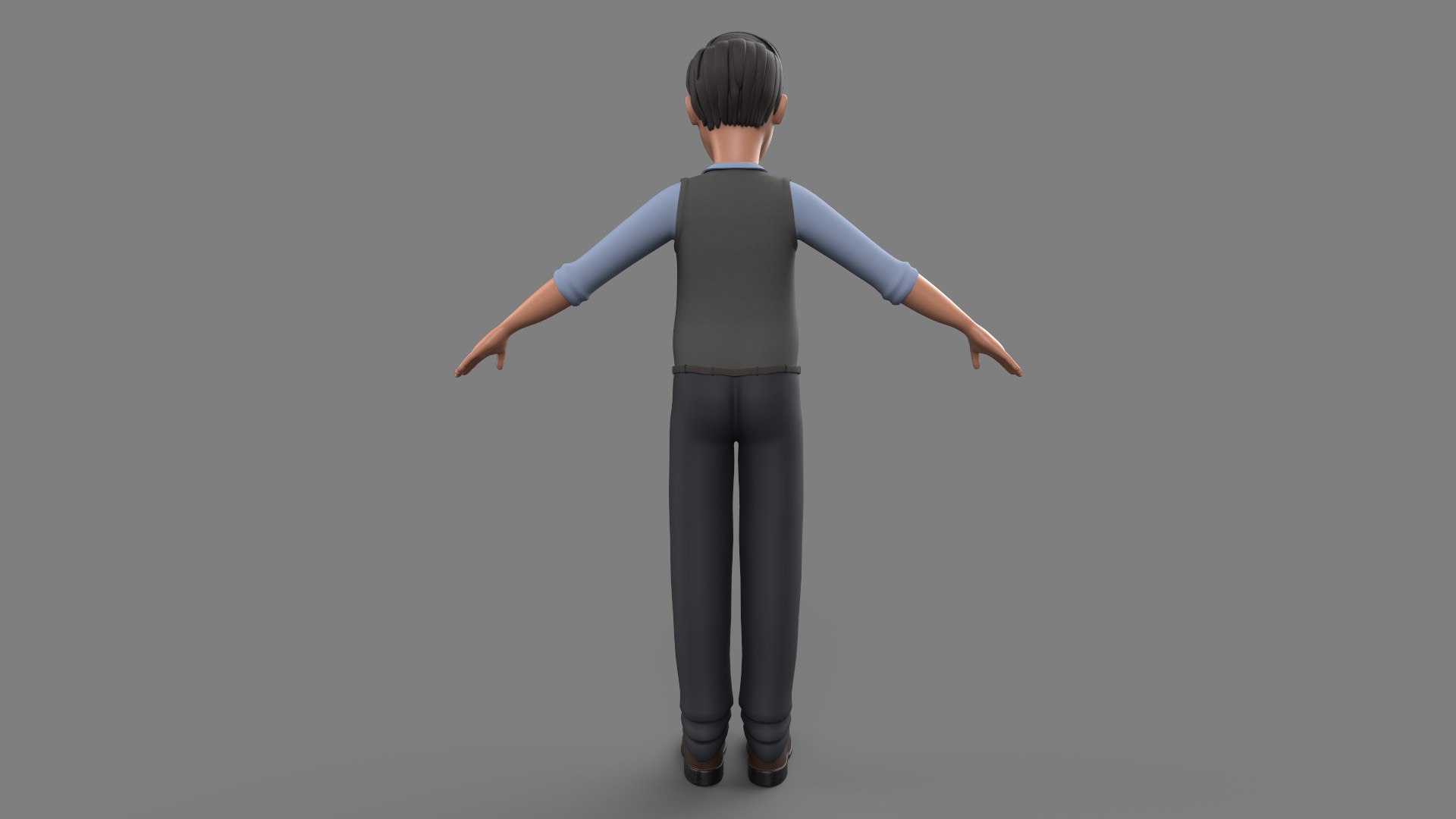Professor Cartoon 3D Model - TurboSquid 2189179