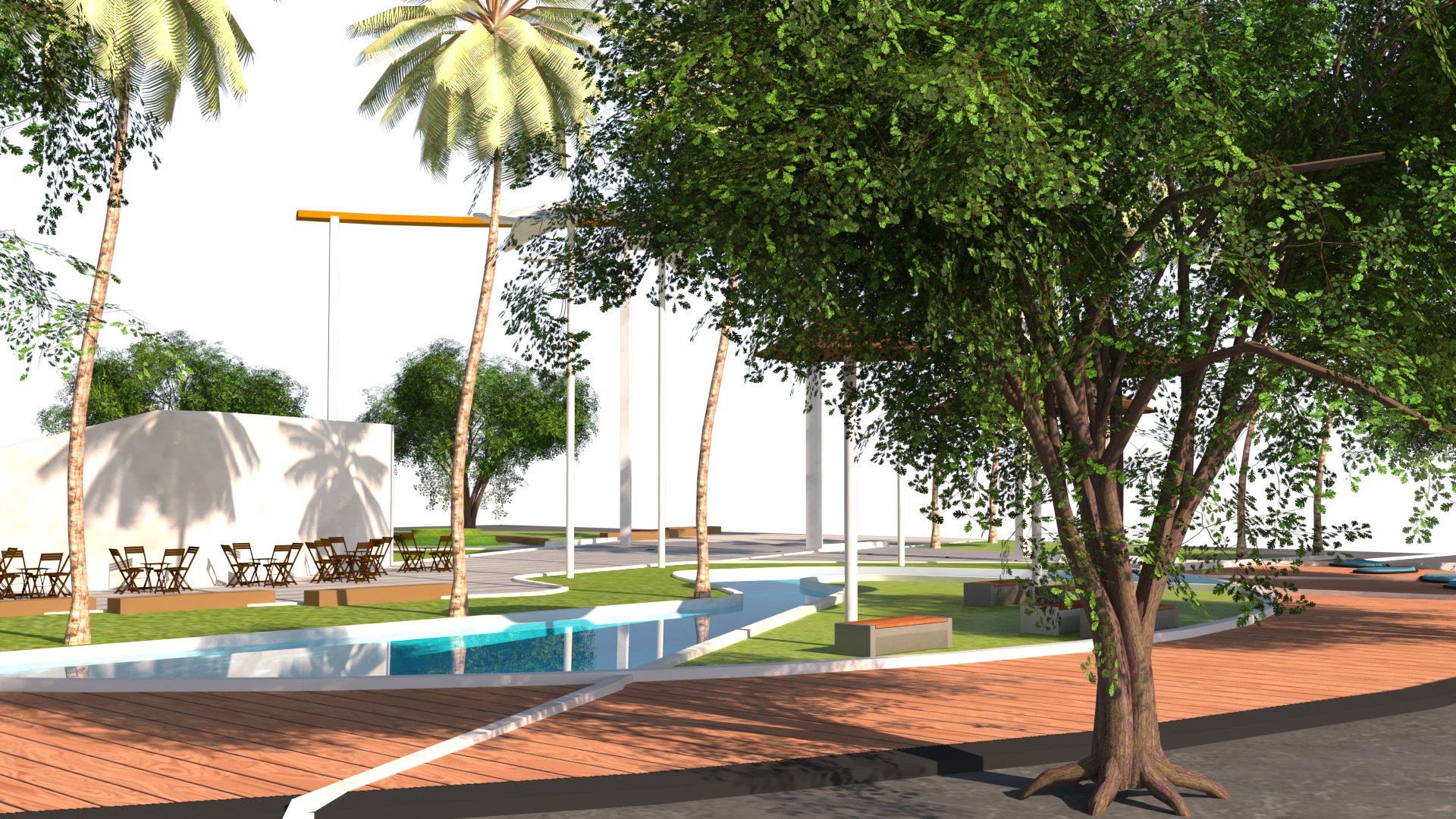 Game Ready Park Landscape Model - TurboSquid 2287994