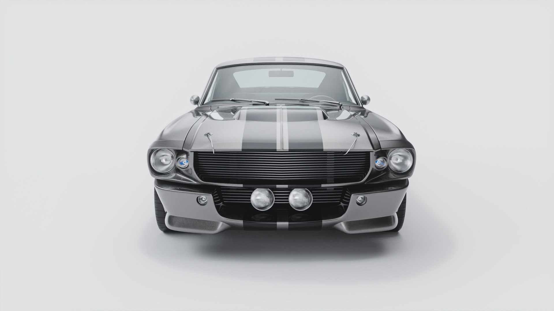 3D 1967 Shelby GT500 Eleanor - High Poly 3D Model - TurboSquid 2080226