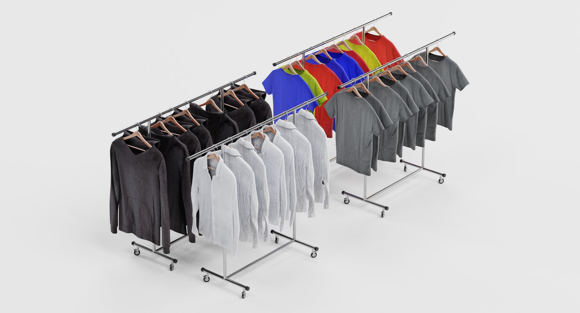 Clothes Stands 3D Model - TurboSquid 1417843