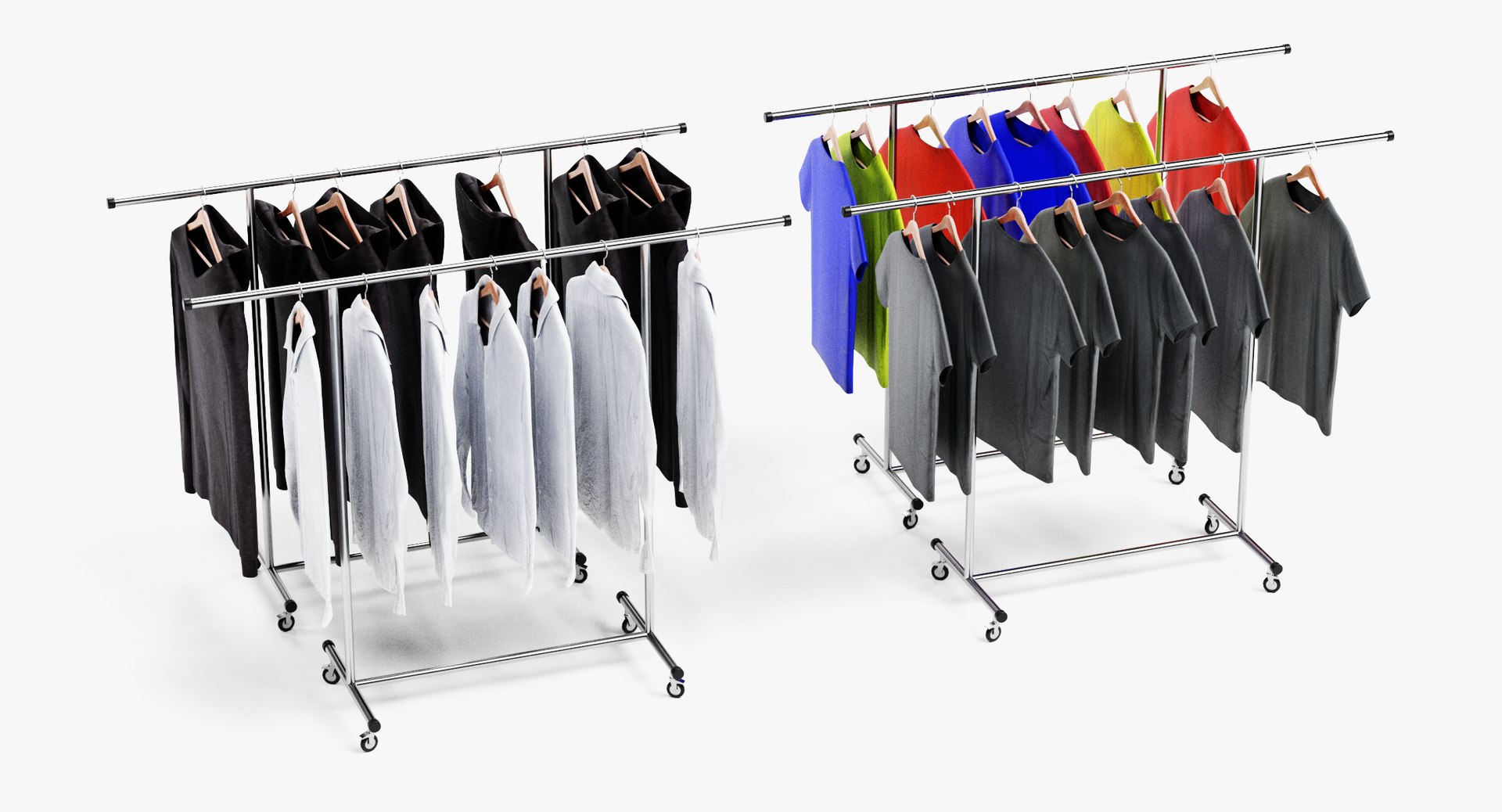 Clothes Stands 3D Model - TurboSquid 1417843