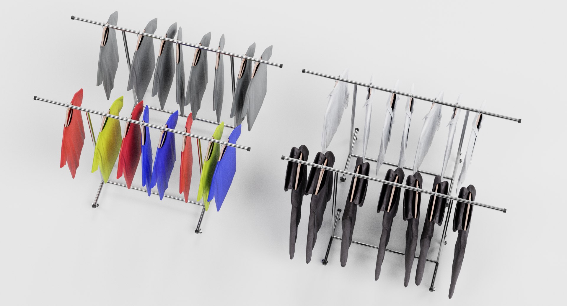 Clothes Stands 3D Model - TurboSquid 1417843