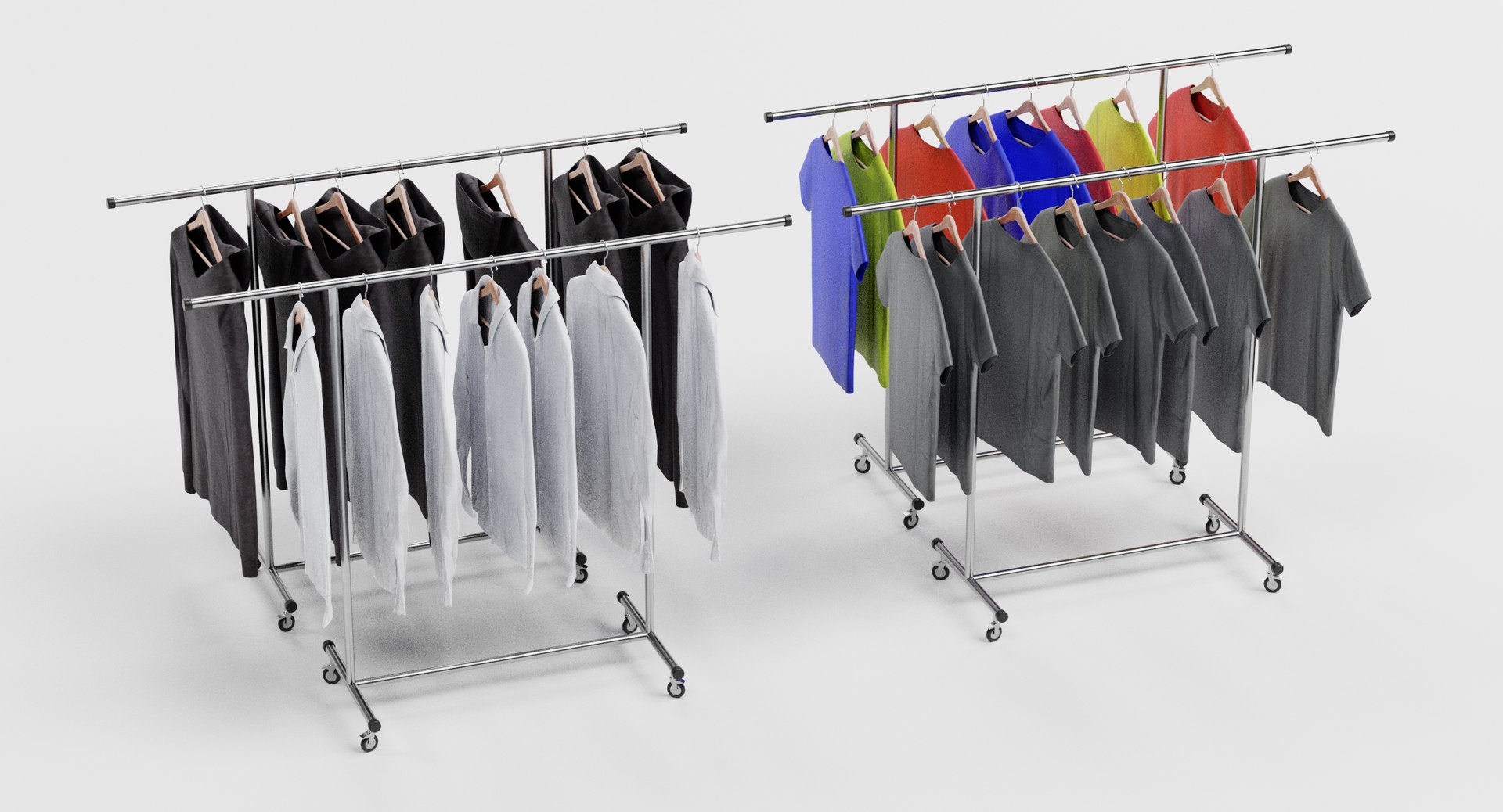 Clothes Stands 3D Model - TurboSquid 1417843