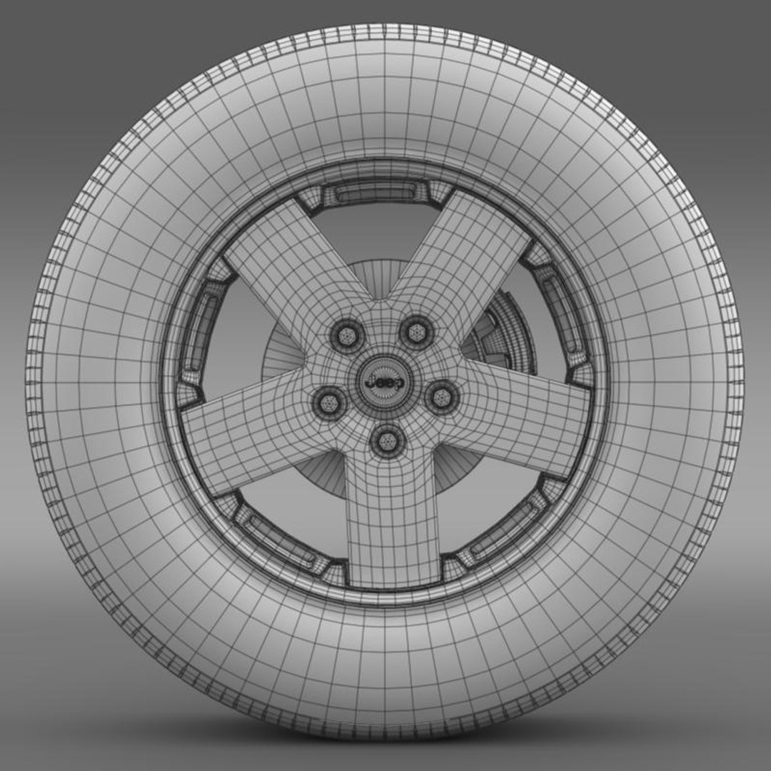 3d jeep wrangle wheel