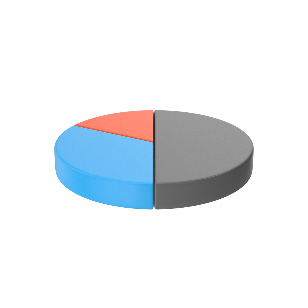 3D Pie Chart Model - TurboSquid 2070813