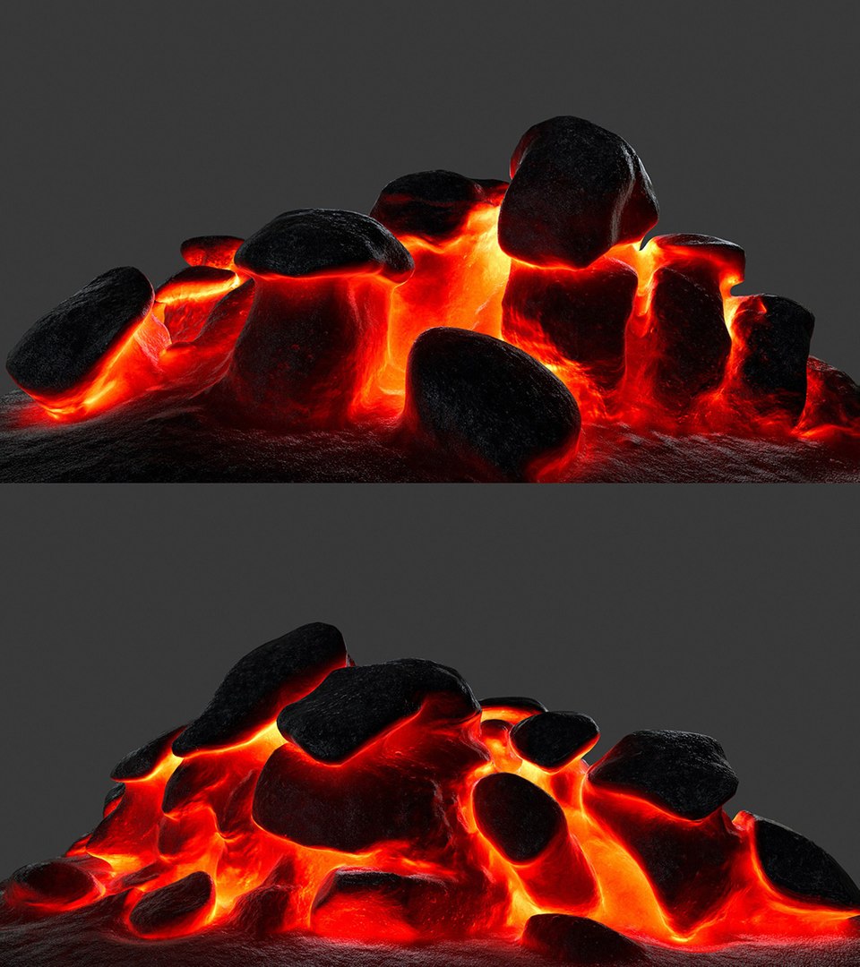 Lava Rock Model - TurboSquid 1230864
