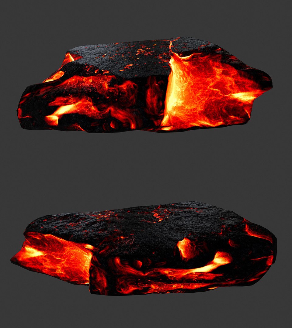 Lava Rock Model - TurboSquid 1230864