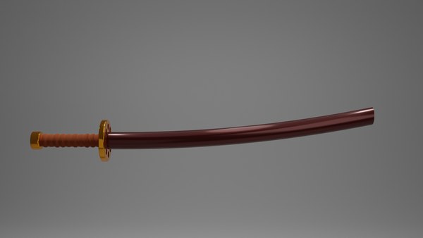 modelo 3d espada roja - TurboSquid 2093806