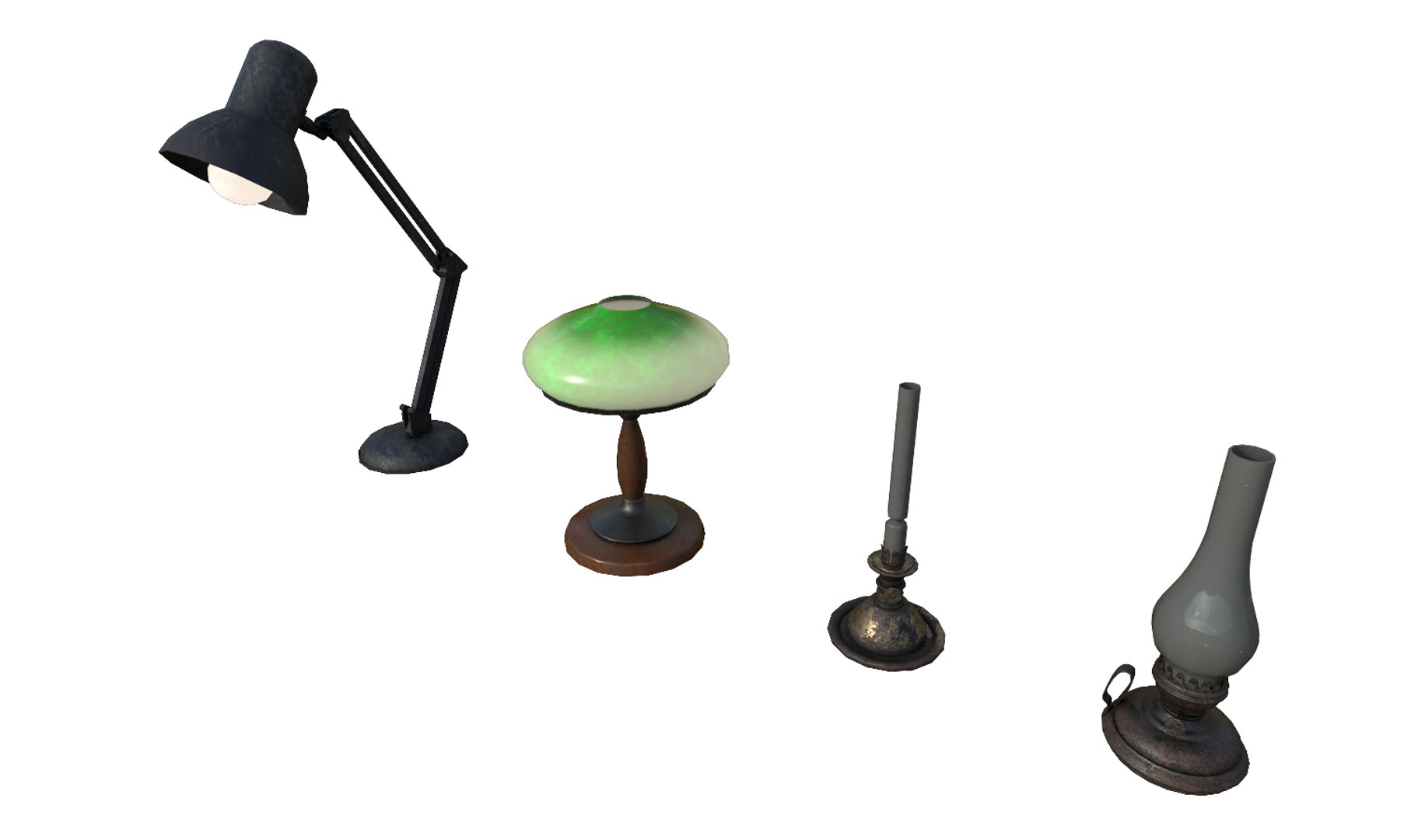 3D Lights Prop Pack 2 - TurboSquid 2111470