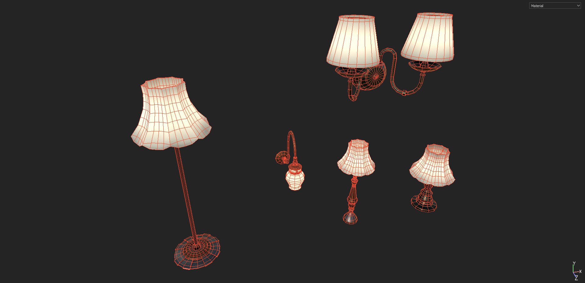 3D Lights Prop Pack 2 - TurboSquid 2111470