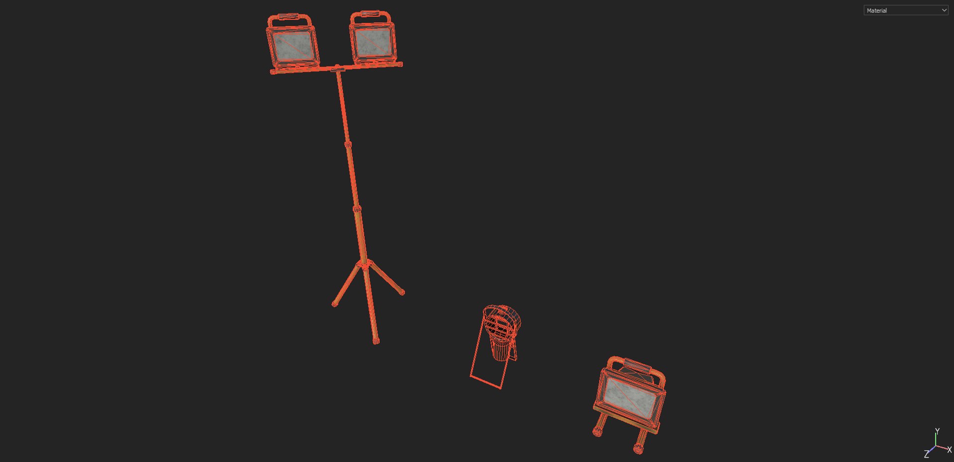 3D Lights Prop Pack 2 - TurboSquid 2111470