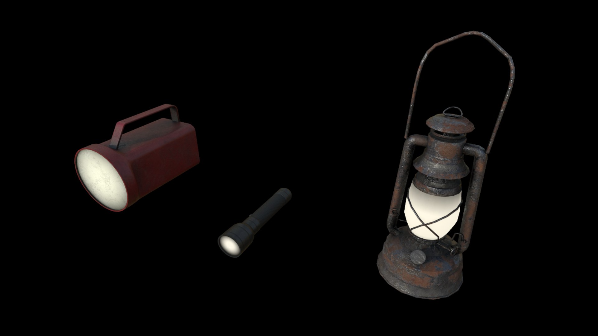 3D Lights Prop Pack 2 - TurboSquid 2111470