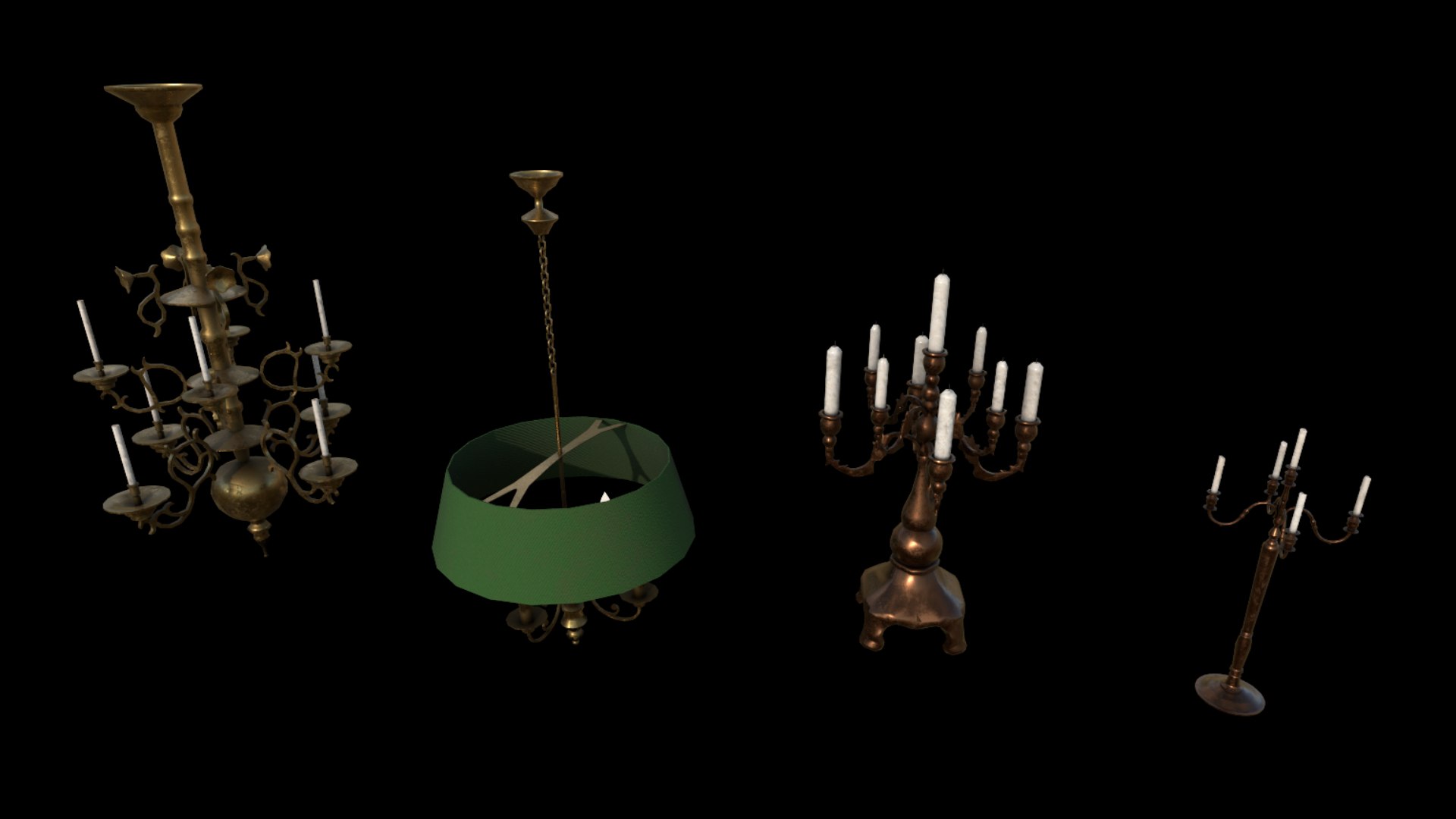 3D Lights Prop Pack 2 - TurboSquid 2111470