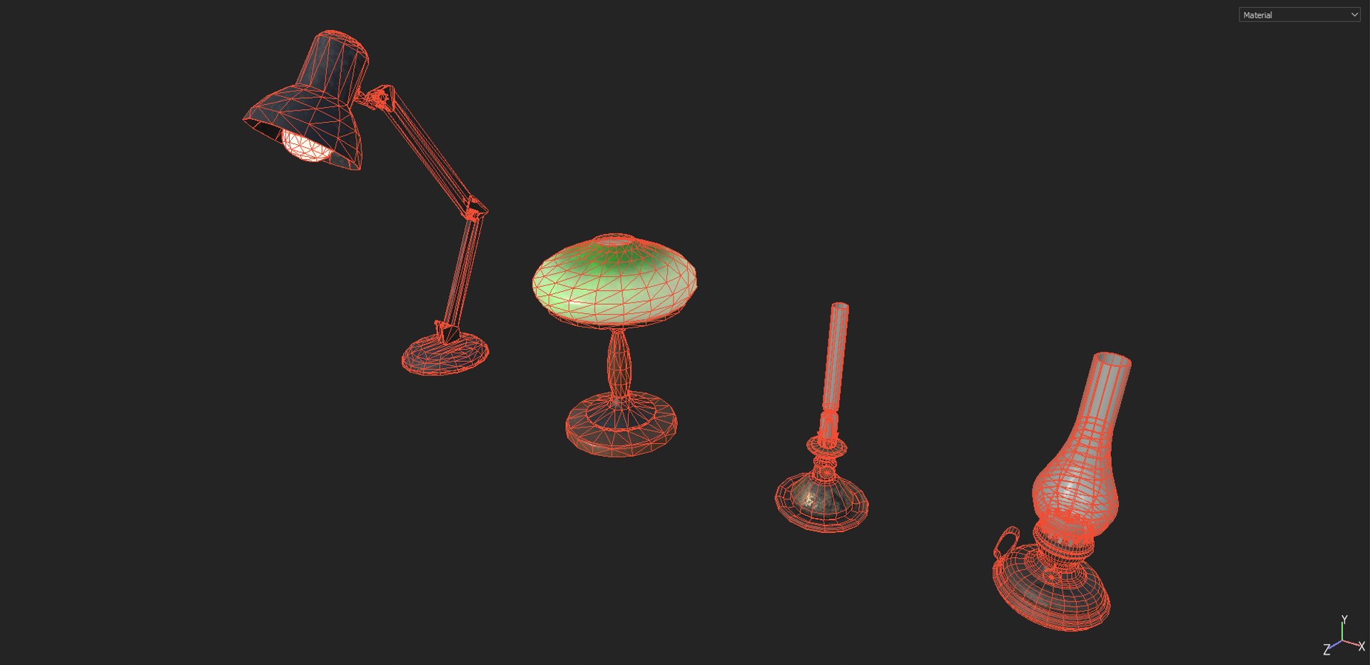 3D Lights Prop Pack 2 - TurboSquid 2111470