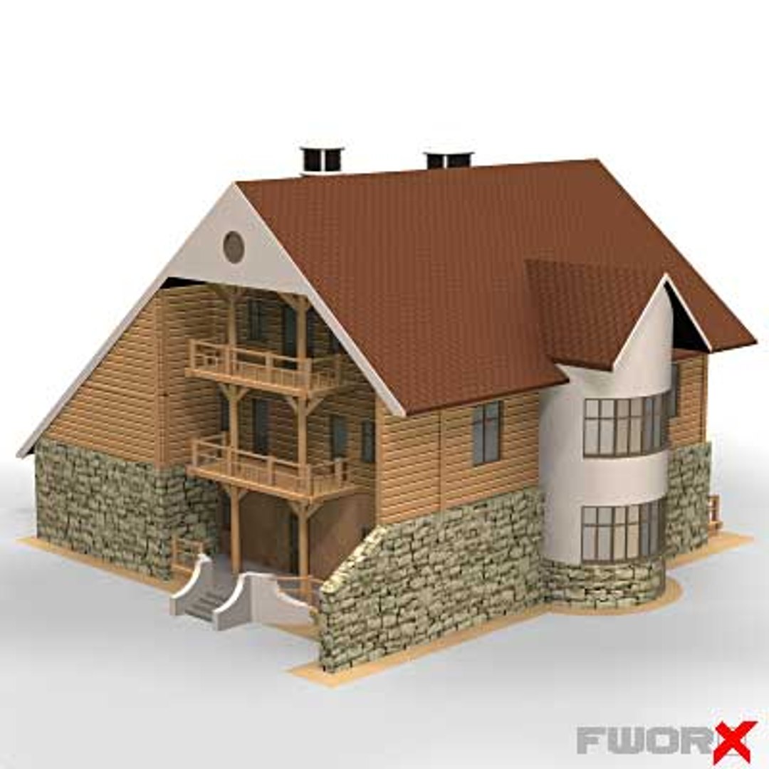 3d House Architecture Cottage