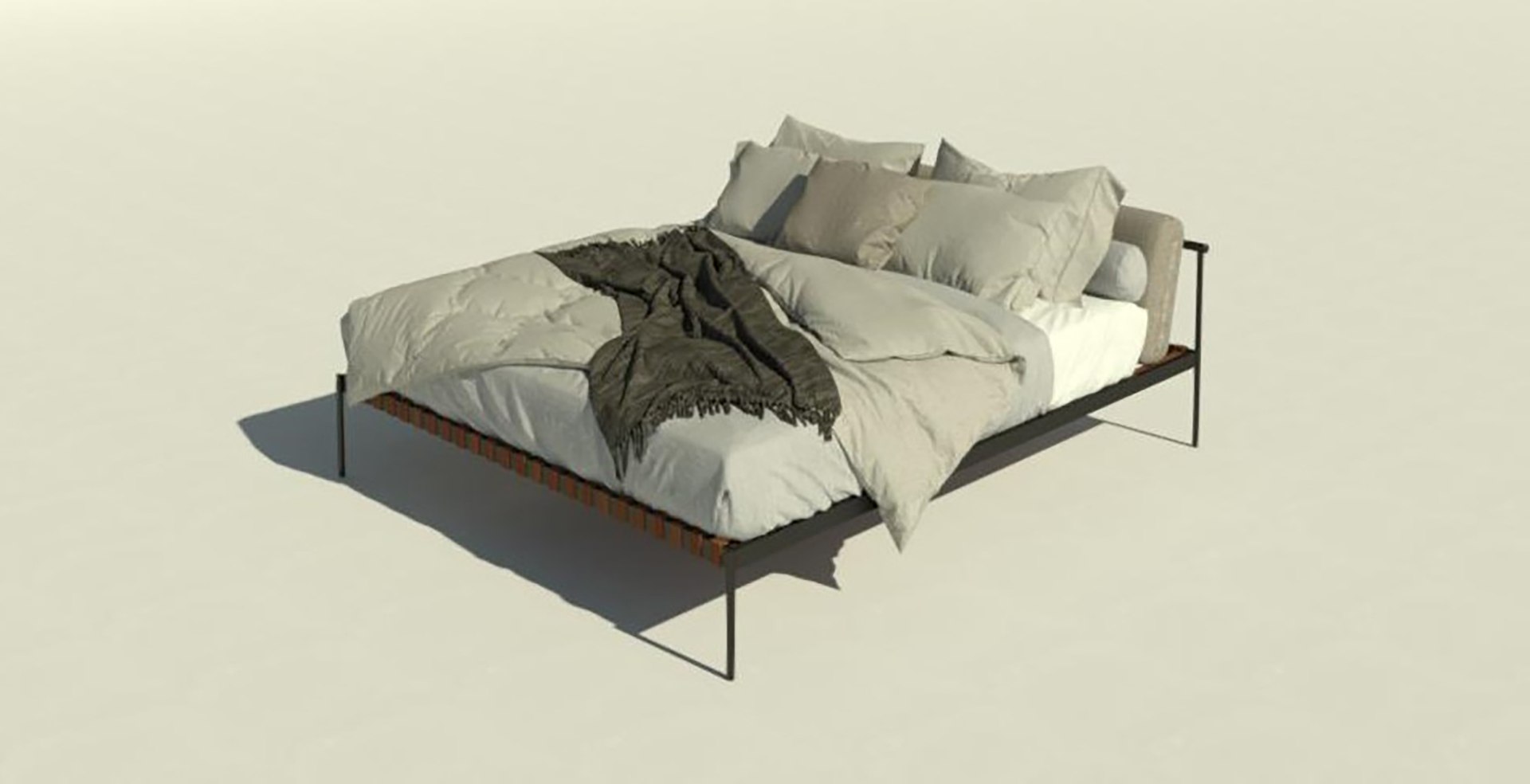 3D model DOUBLE BED - TurboSquid 1770672