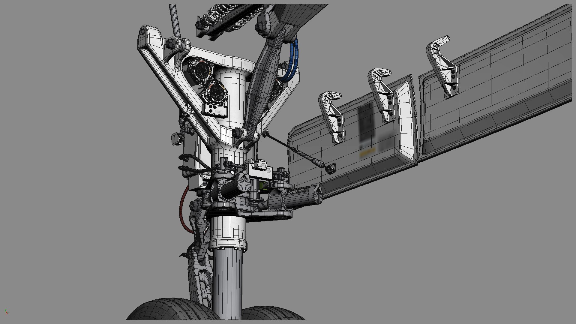 3D Front Landing Gear For Boeing 787 - TurboSquid 2133880