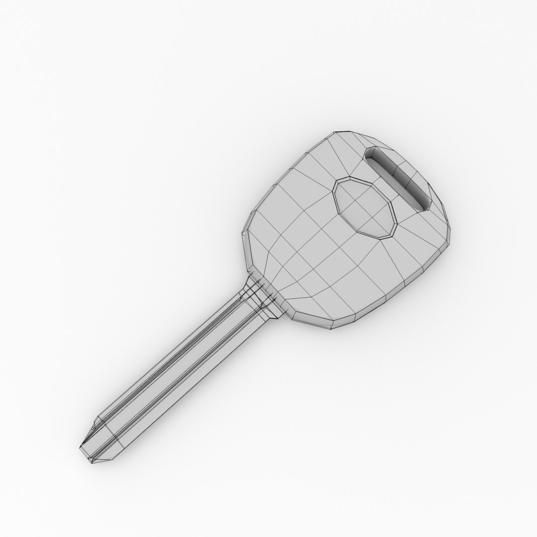 3d Model Car Key