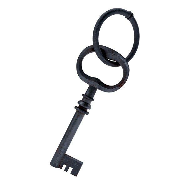 3D model Door dark metal key - TurboSquid 1982517