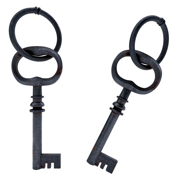 3D model Door dark metal key - TurboSquid 1982517