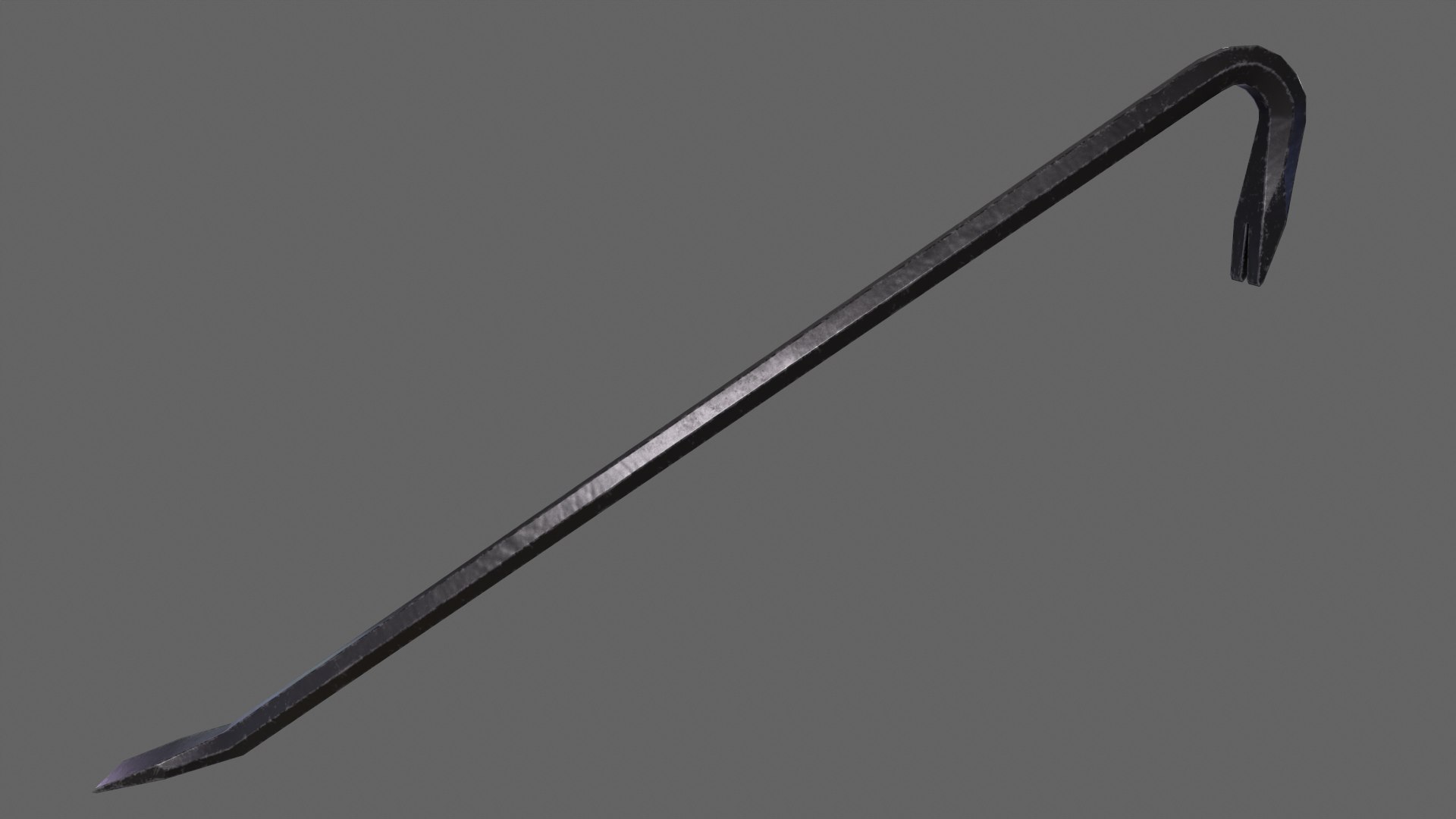 PBR Crowbar V2Black Model - TurboSquid 2040221