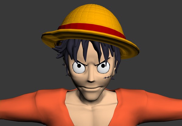 3D Luffy Models | TurboSquid
