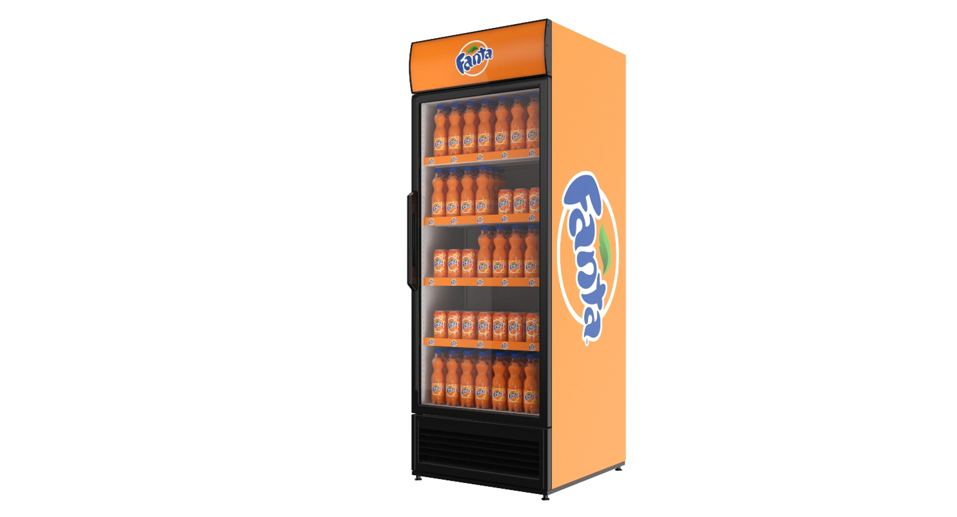 Fanta Fridge 3D Model - TurboSquid 1310238