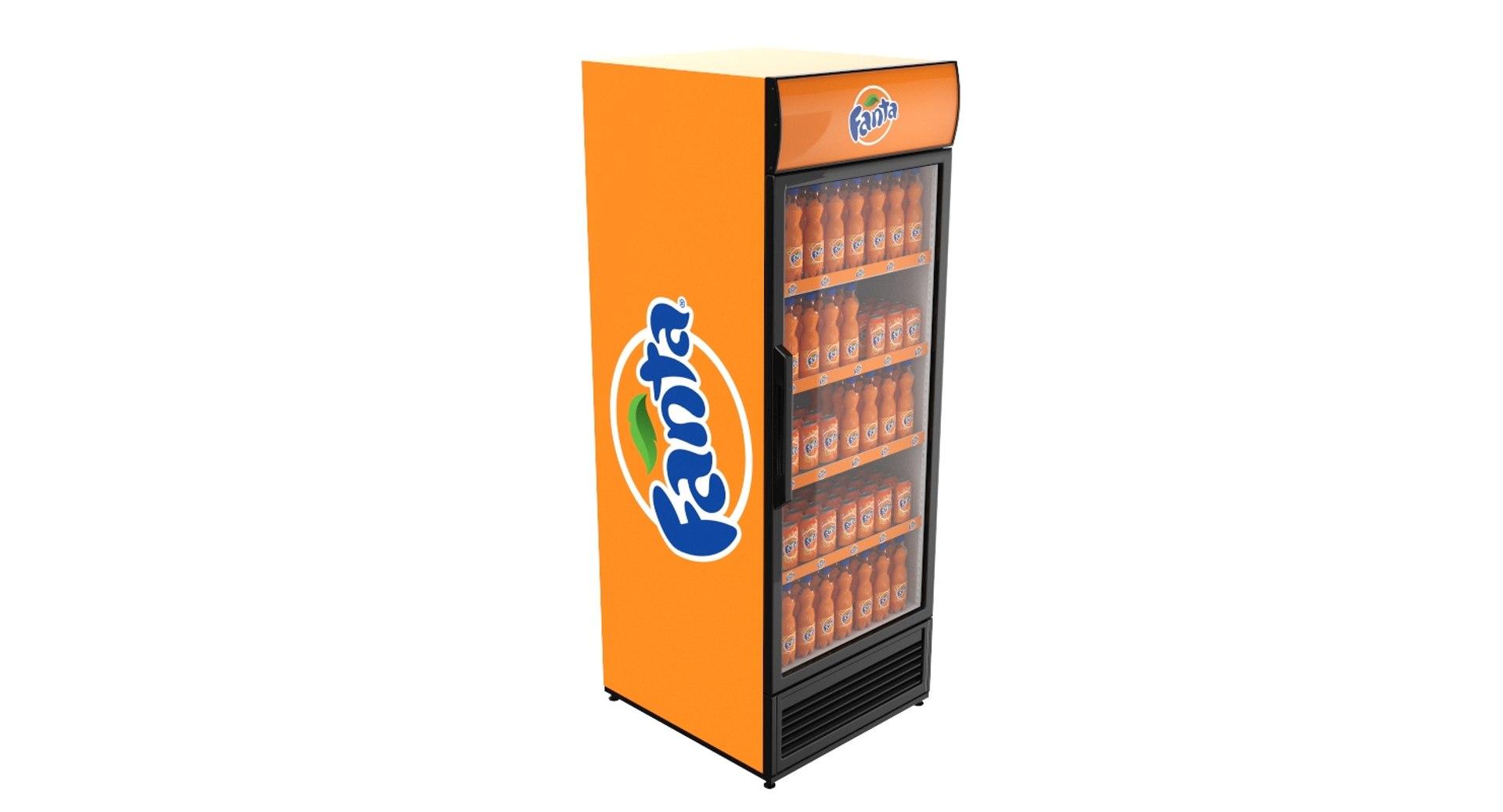 Fanta Fridge 3D Model - TurboSquid 1310238