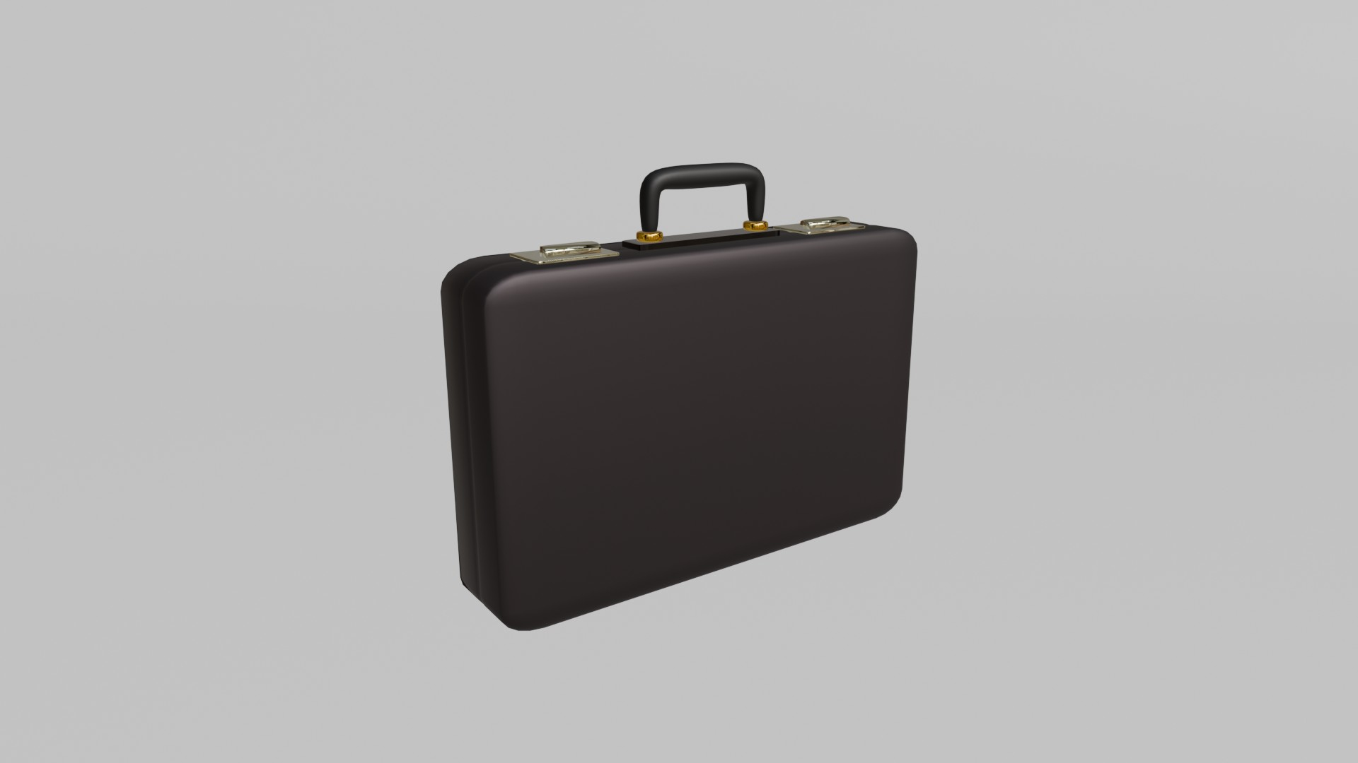 3D 3D Low-Poly Luxury Black Briefcase Of Money - TurboSquid 2238043