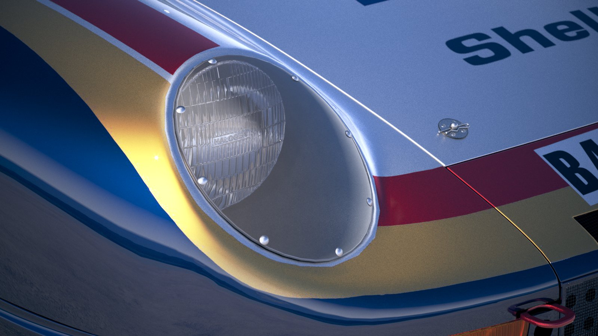 3D porsche 958 rothmans model - TurboSquid 1294357