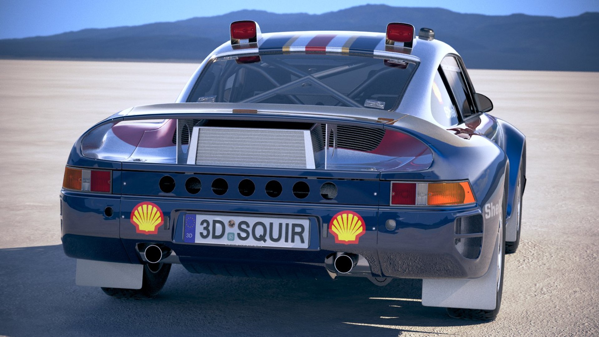 3D Porsche 958 Rothmans Model - TurboSquid 1294357