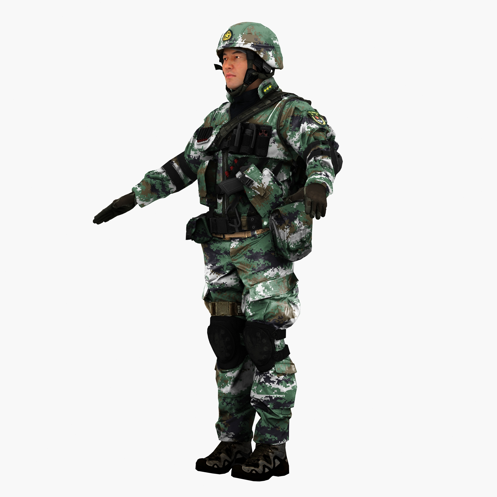 Pla chinese soldier 3D model - TurboSquid 1668827