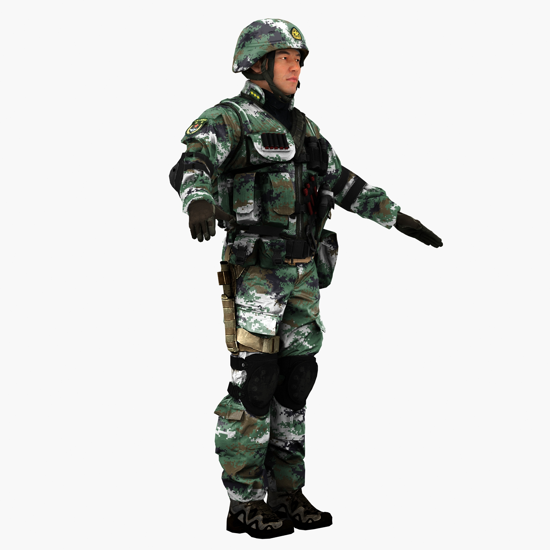Pla chinese soldier 3D model - TurboSquid 1668827