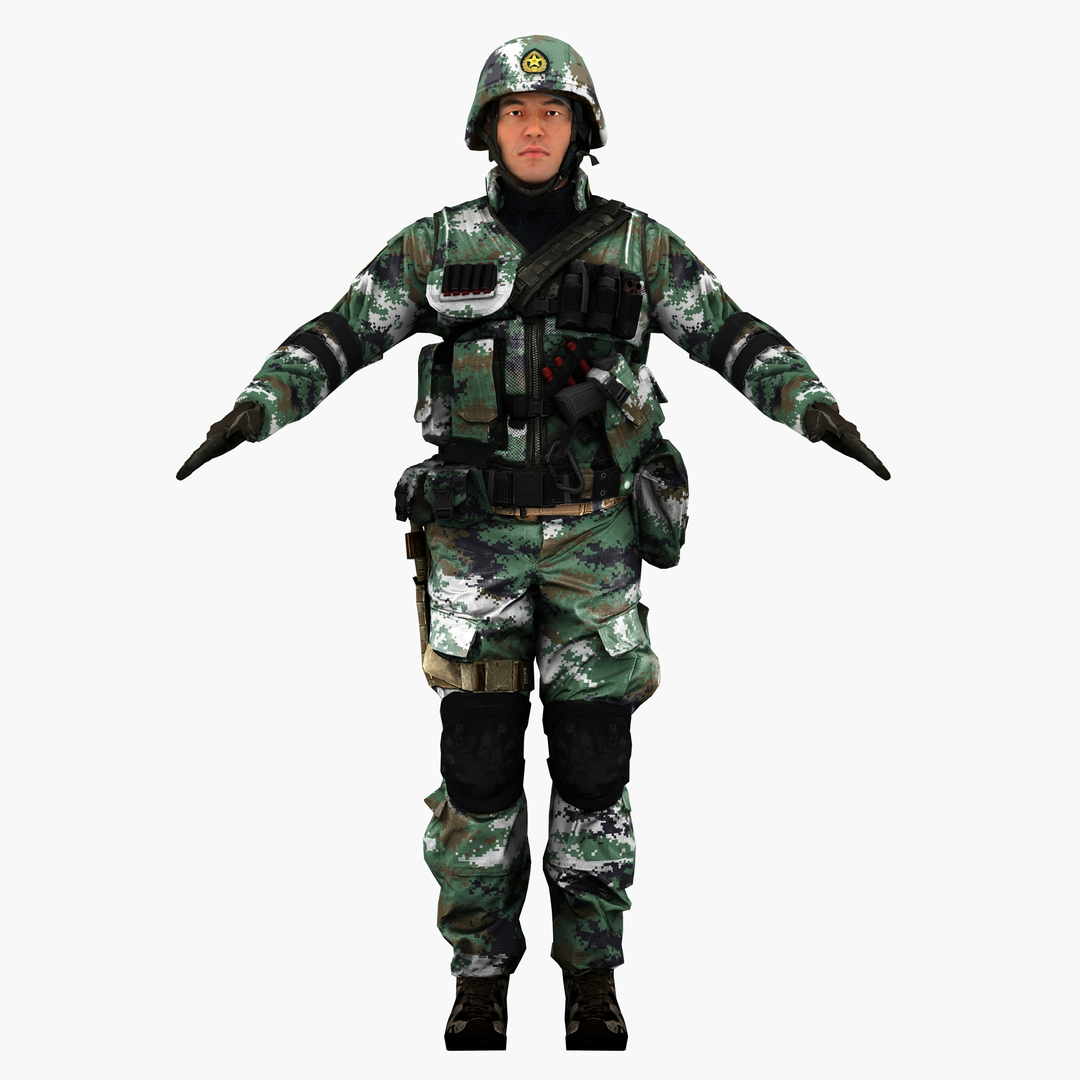 Pla chinese soldier 3D model - TurboSquid 1668827