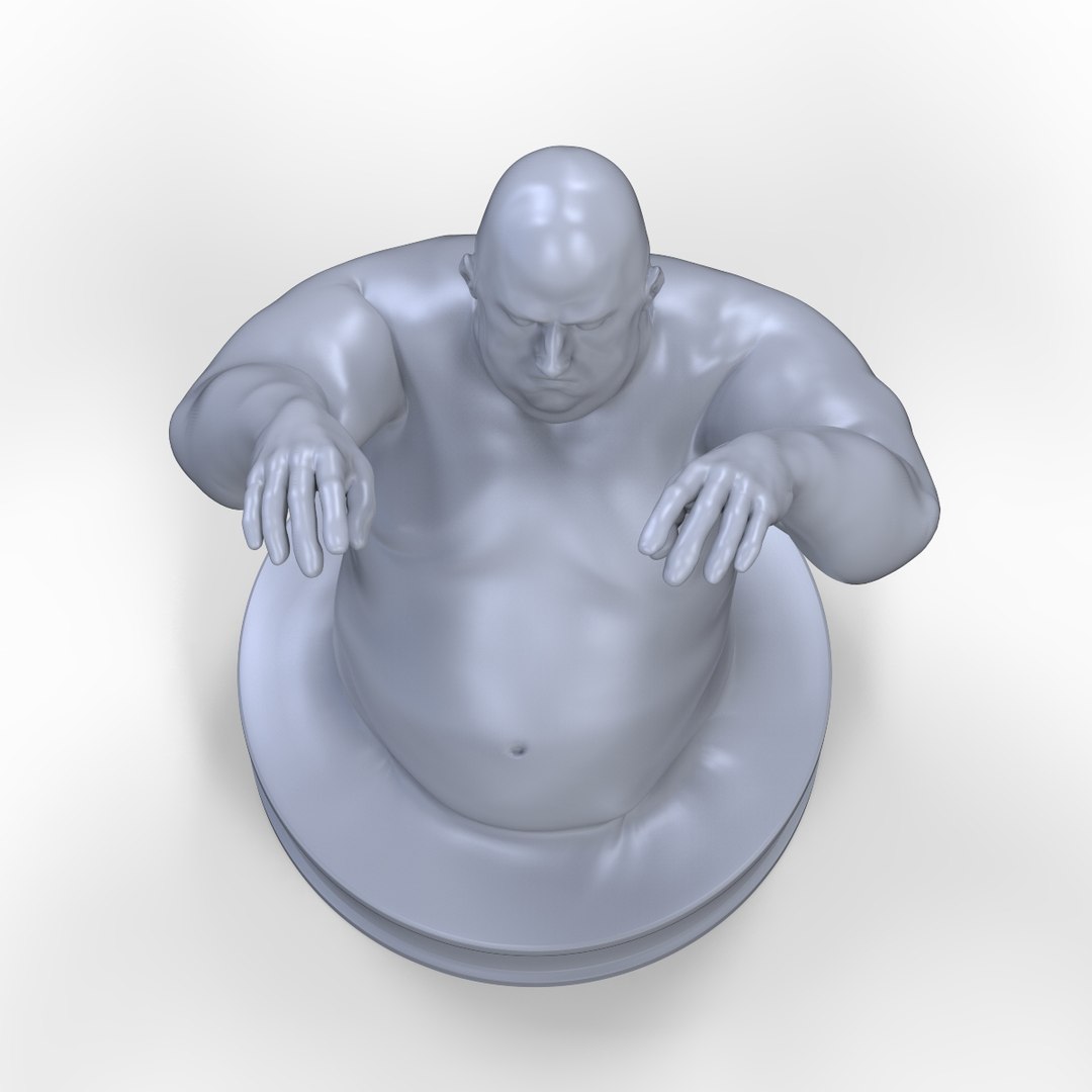 Max Biggy Man Statuette
