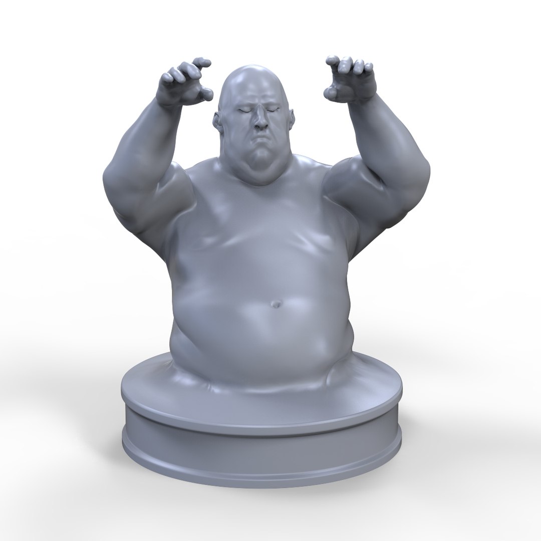 Max Biggy Man Statuette