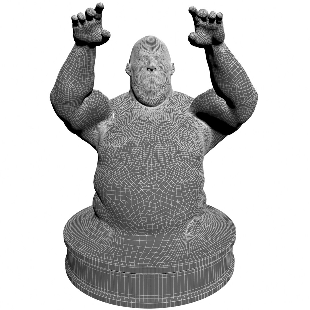 Max Biggy Man Statuette